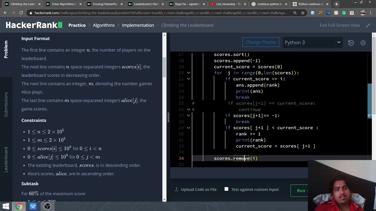 Day 10 Hacker Rank Problem Solving Youtube