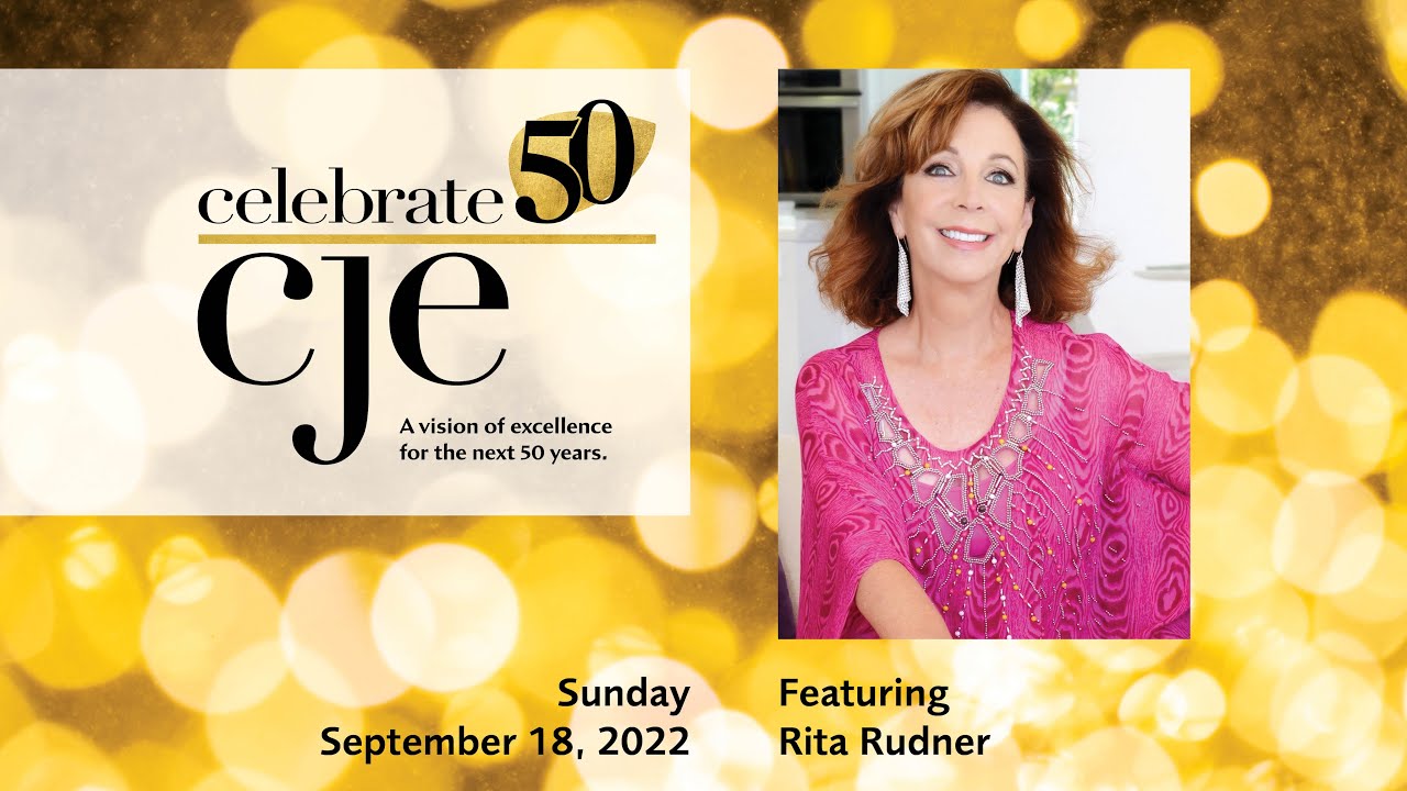 Rita Rudner Headlines Celebrate CJE! - YouTube
