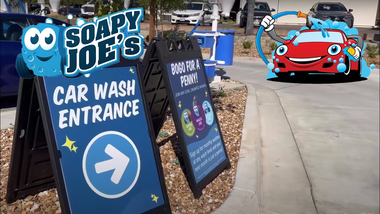 What to expect at Soapy (Magic) Joe car wash! - YouTube