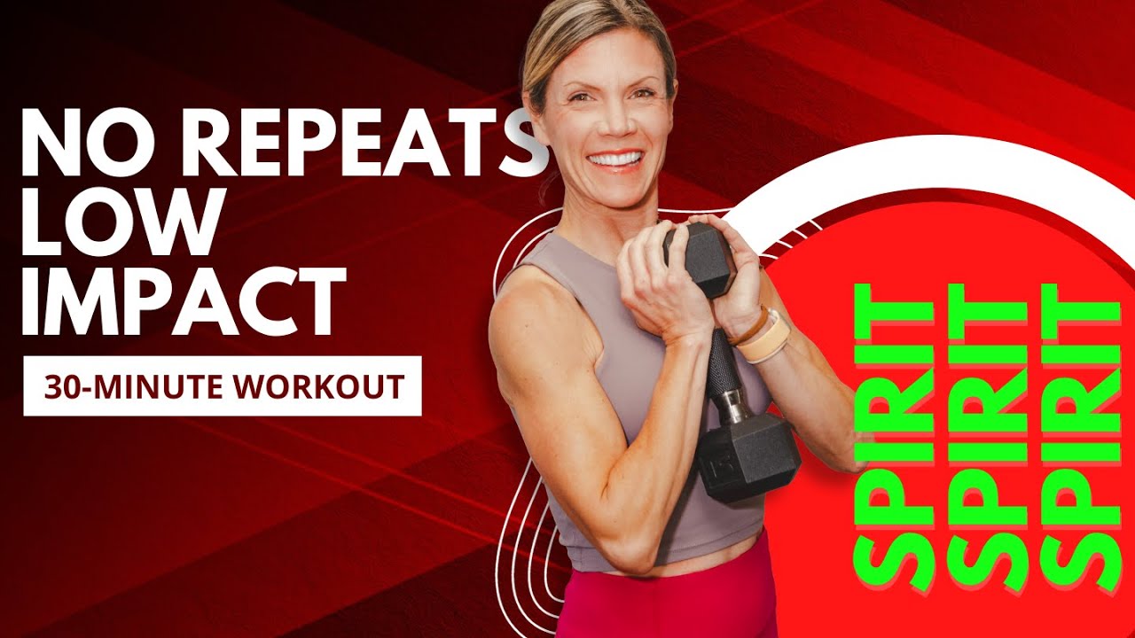 30-Minute LOW IMPACT No Repeats Workout - YouTube