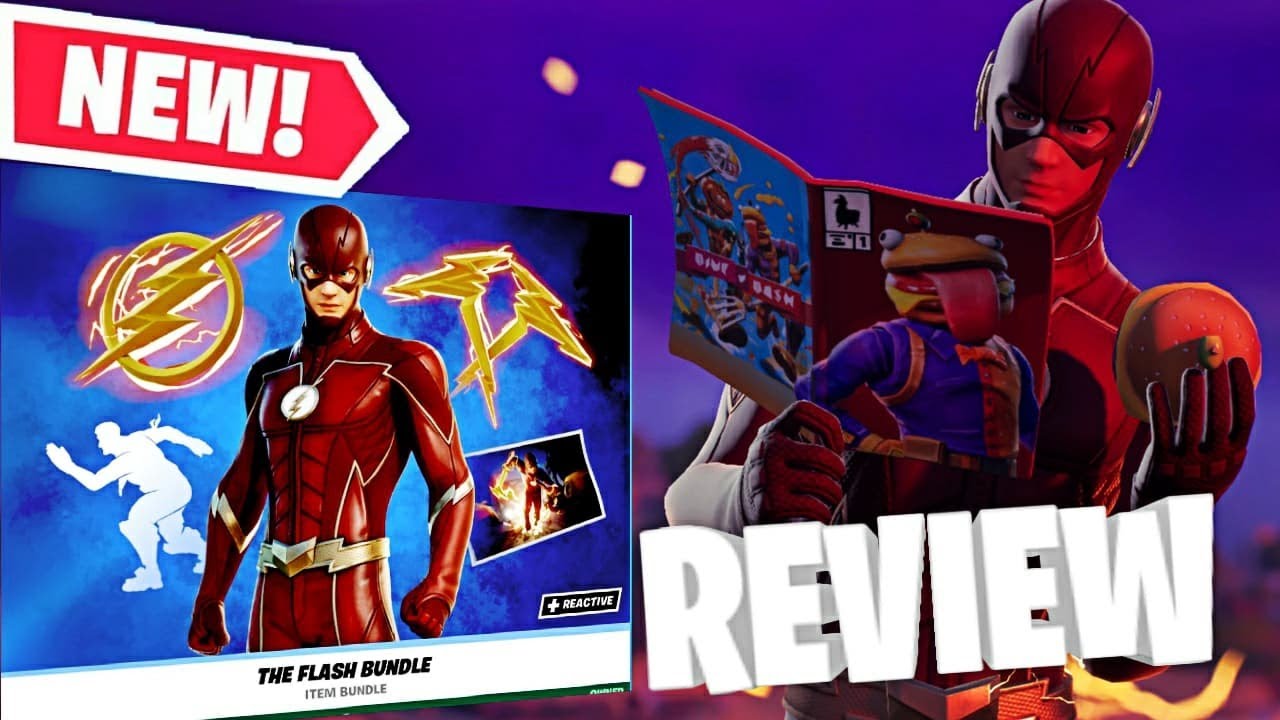 *NEW* FLASH SKIN + SPEED FORCE SLASHERS PICKAXE + QUICK BITE EMOTE ...