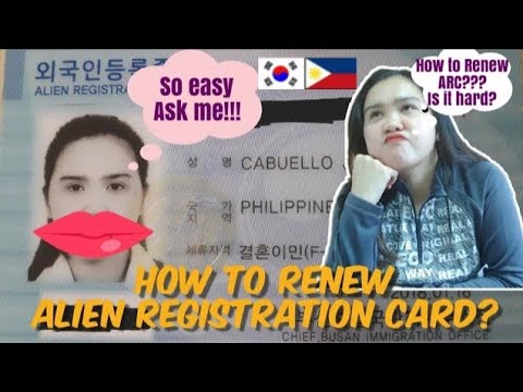 How to Renew Alien Registration Card(ARC) | What are the Requirements ...