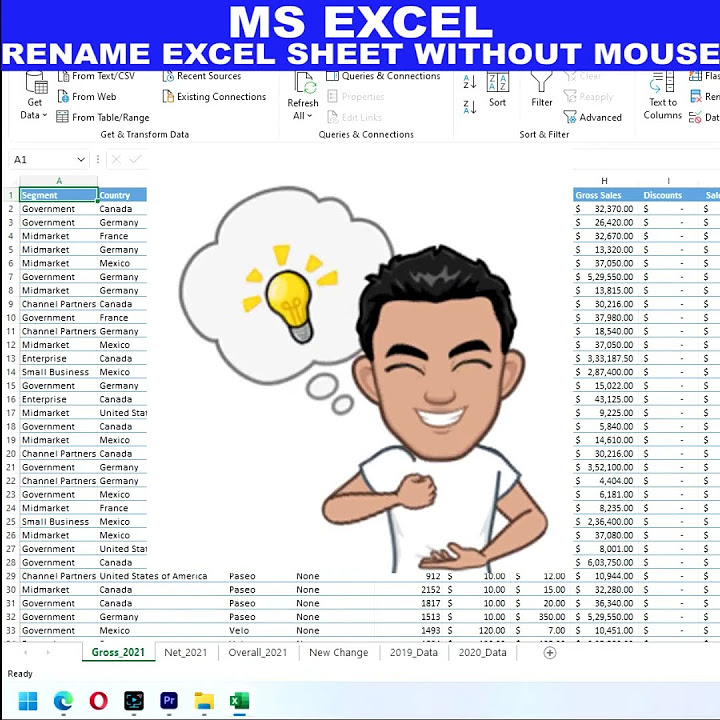Excel Rename Excel Sheet Without Mouse 🤔😊🥰 Shorts Shortsvideo Shortsfeed Youtubeshorts