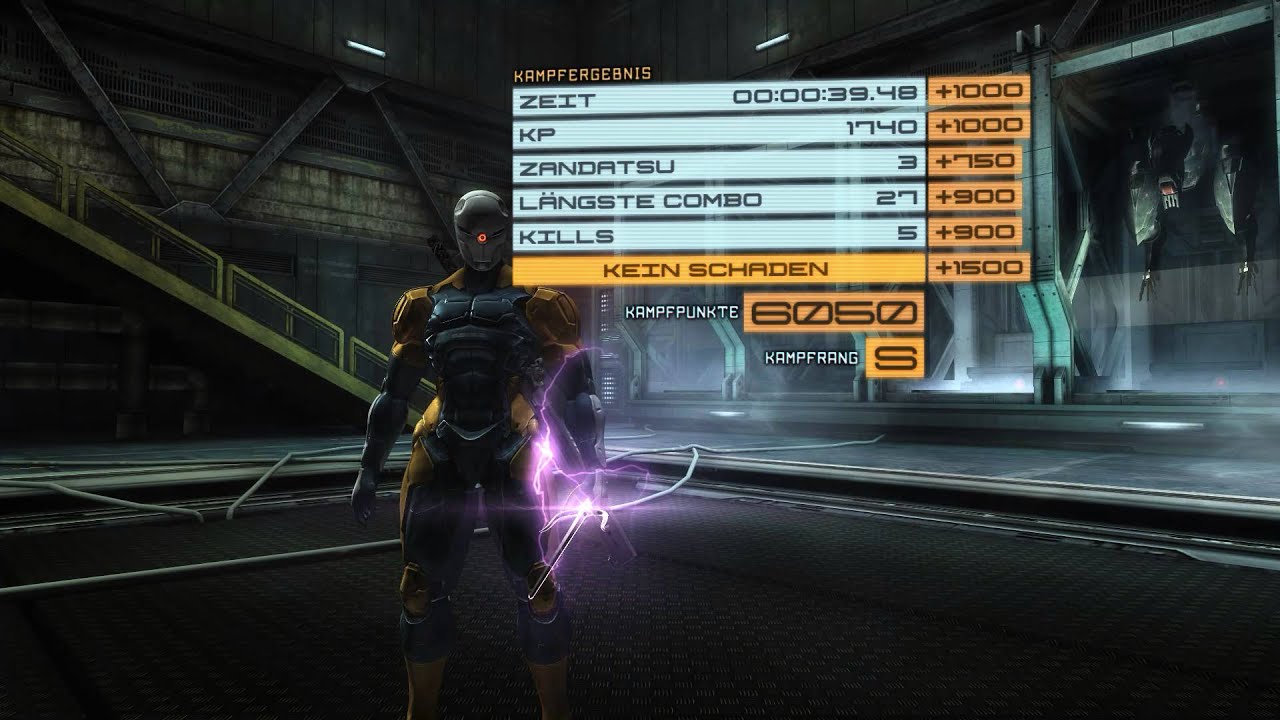 Metal Gear Rising - R-02 Research Facility *S-Rank* with Fox Blade ...