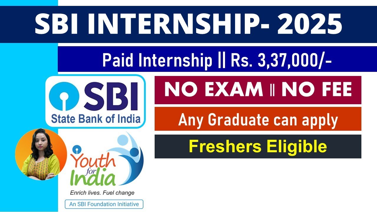 SBI Paid Internship 2025 | SBI internship eligibility criteria, Salary ...