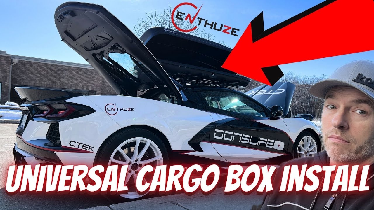 How I Mounted a Cargo Box on a C8 Corvette! Works on ANY Vehicle! 🏎️📦 ...