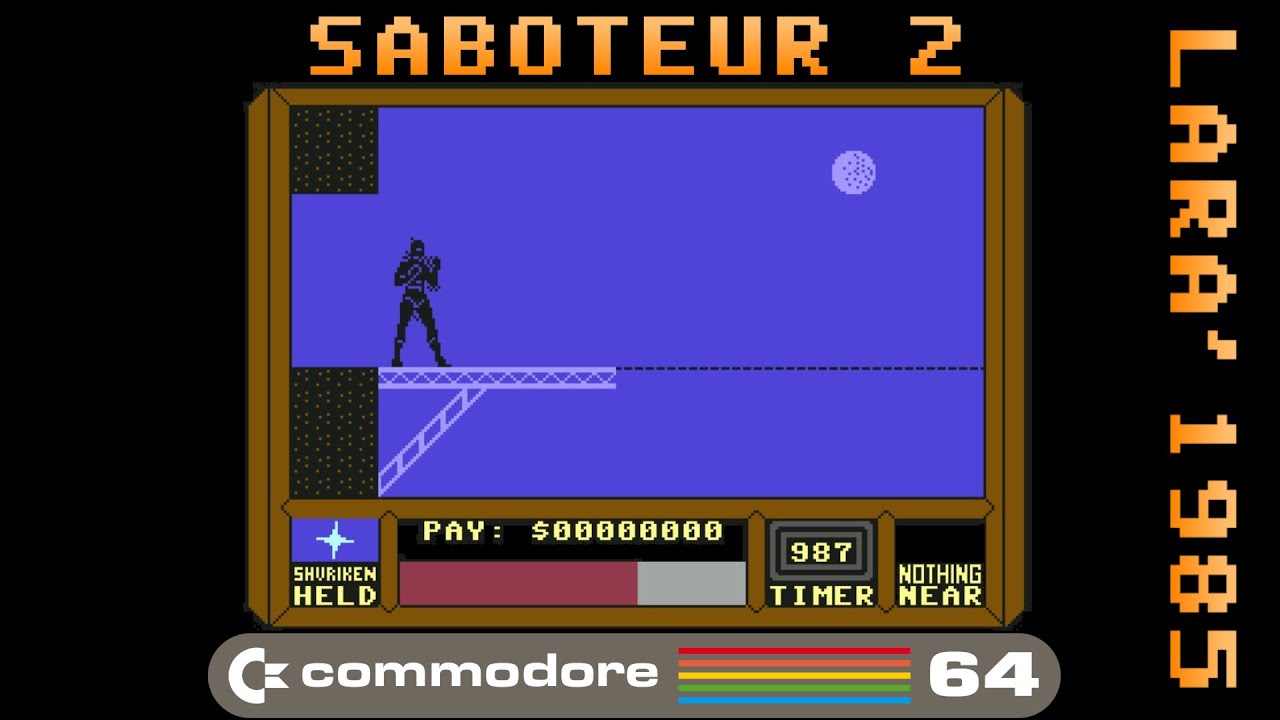 Saboteur 2: Avenging Angel (1987) [Commodore 64] - Clive Townsend ...