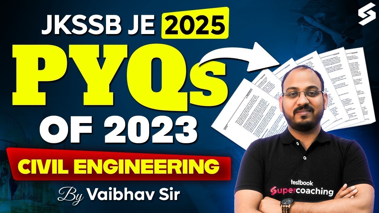 JKSSB JE 2025 | JKSSB JE Civil Classes | JKSSB JE Civil Previous Year ...
