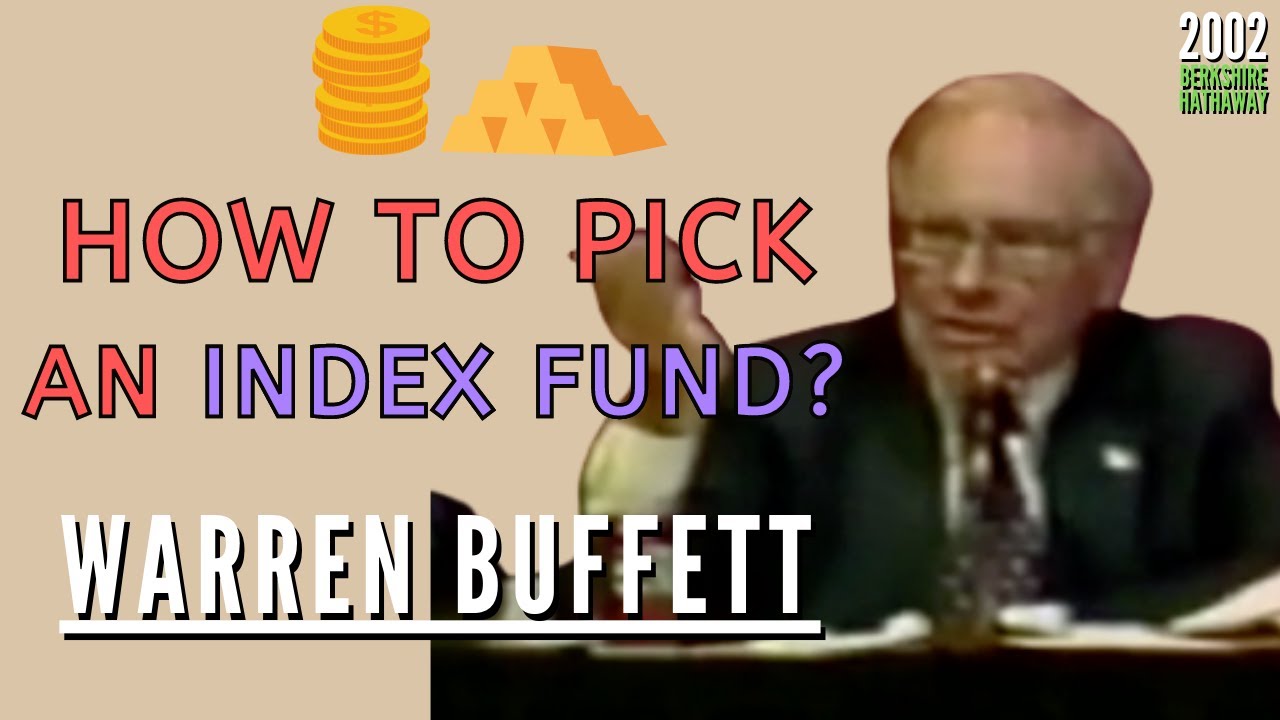 Warren Buffett on How to Pick an Index Fund? | Berkshire Hathaway 2002 ...