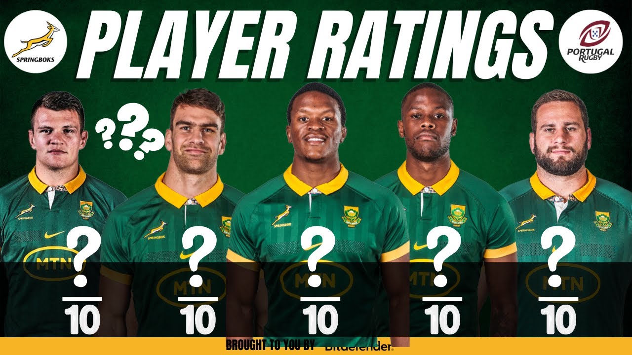 SPRINGBOKS PLAYER RATINGS SHOW | South Africa vs Portugal Review - YouTube