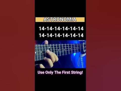 1 String Astronomia - Easy Tabs (Guitar Fingerstyle Tutorial) - YouTube