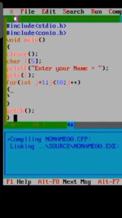 C Programming (simple program to print your name in multiple colours) - YouTube