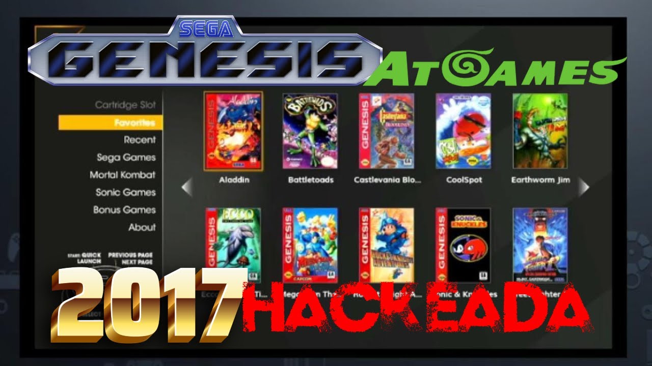 At games' Sega Genesis Flashback 2017 Hackeada - YouTube