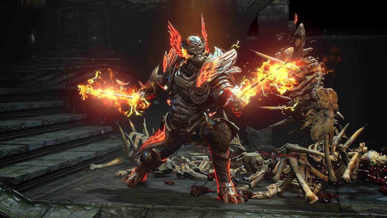 Path of Exile - Phoenix Supporter Pack Armour Set and Weapon Effect ...