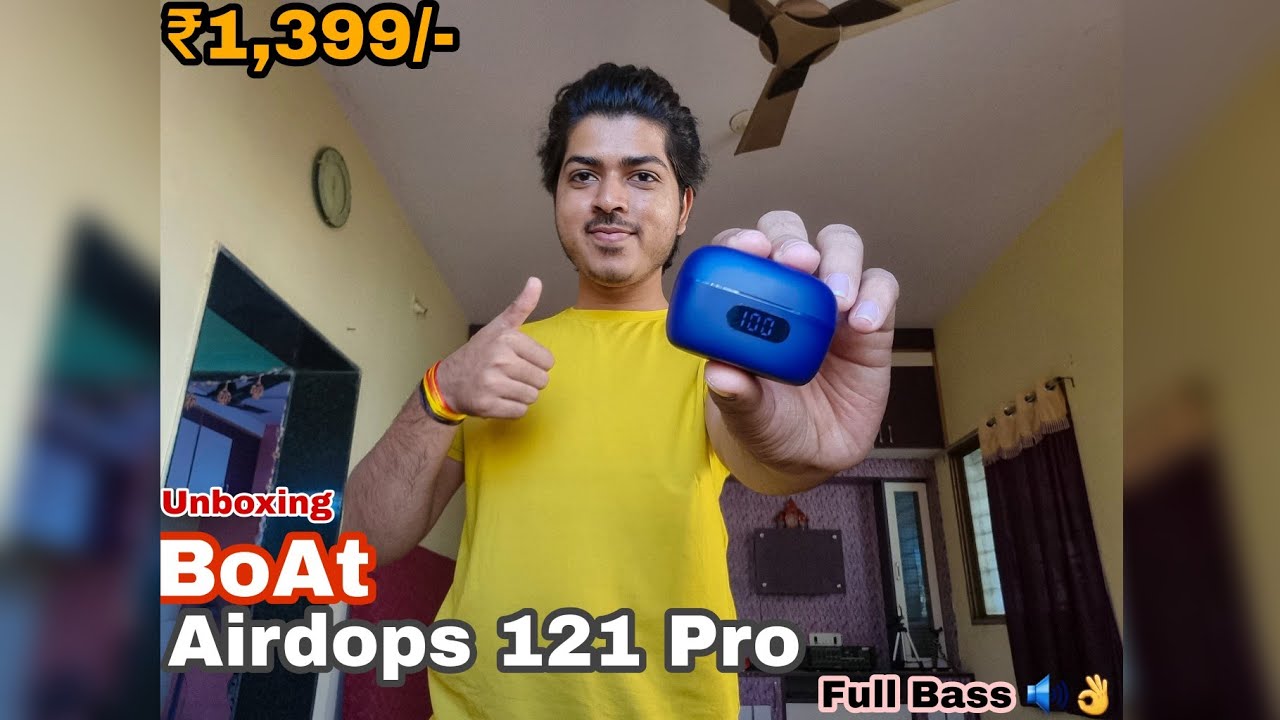 BoAt Airdops 121 Pro Unboxing & Reviwe ⚡️ Budget TWS Earbuds @1399 ...