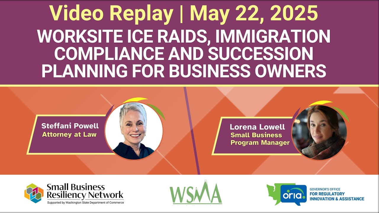 Worksite ICE Raids, Immigration Compliance and Succession Planning for ...