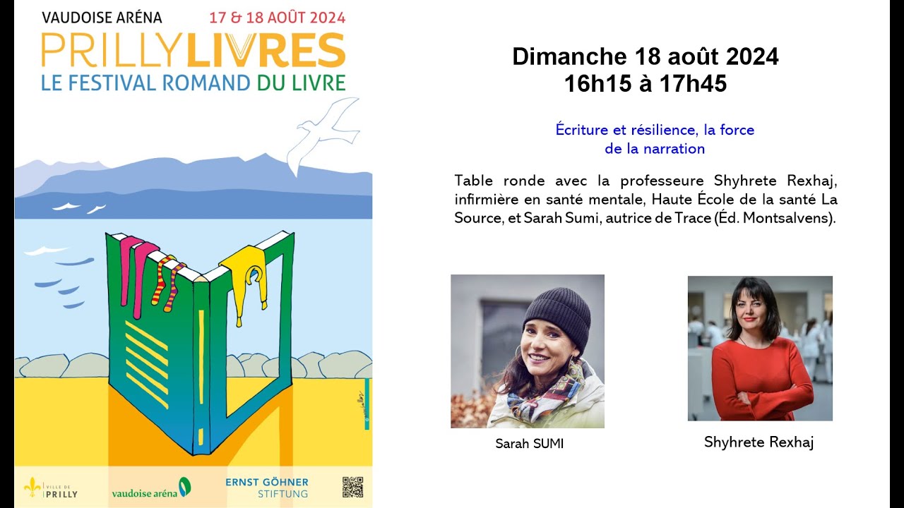 Ecriture et résilience Sarah Sumi - YouTube