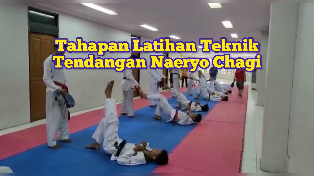 Naeryo Chagi (Tahapan Latihan Teknik Tendangan Naeryo Chagi)💪👍👊🇮🇩🇰🇷🥋 ...