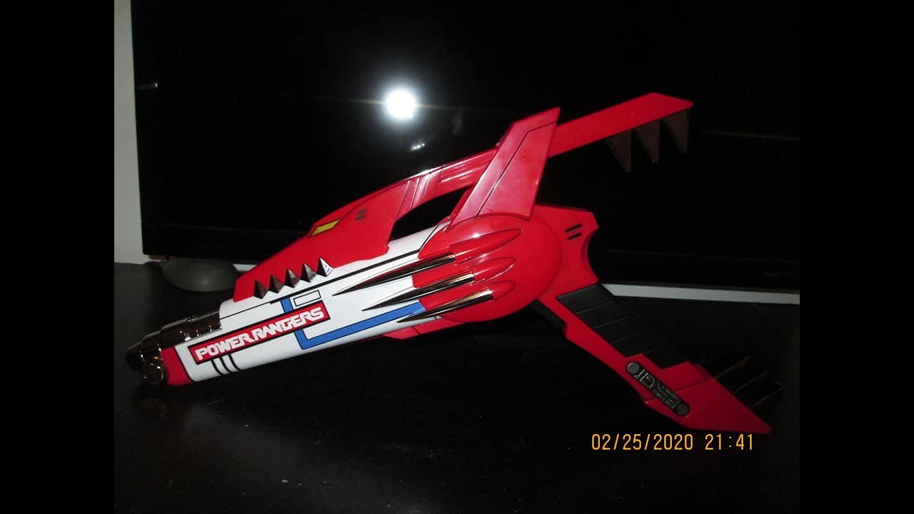 i got the power ranger blade blaster - YouTube