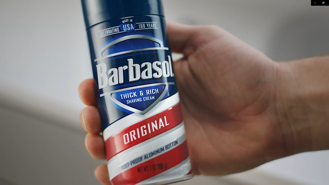 Barbasol. It's a Can of Can-Do. - PALM - YouTube