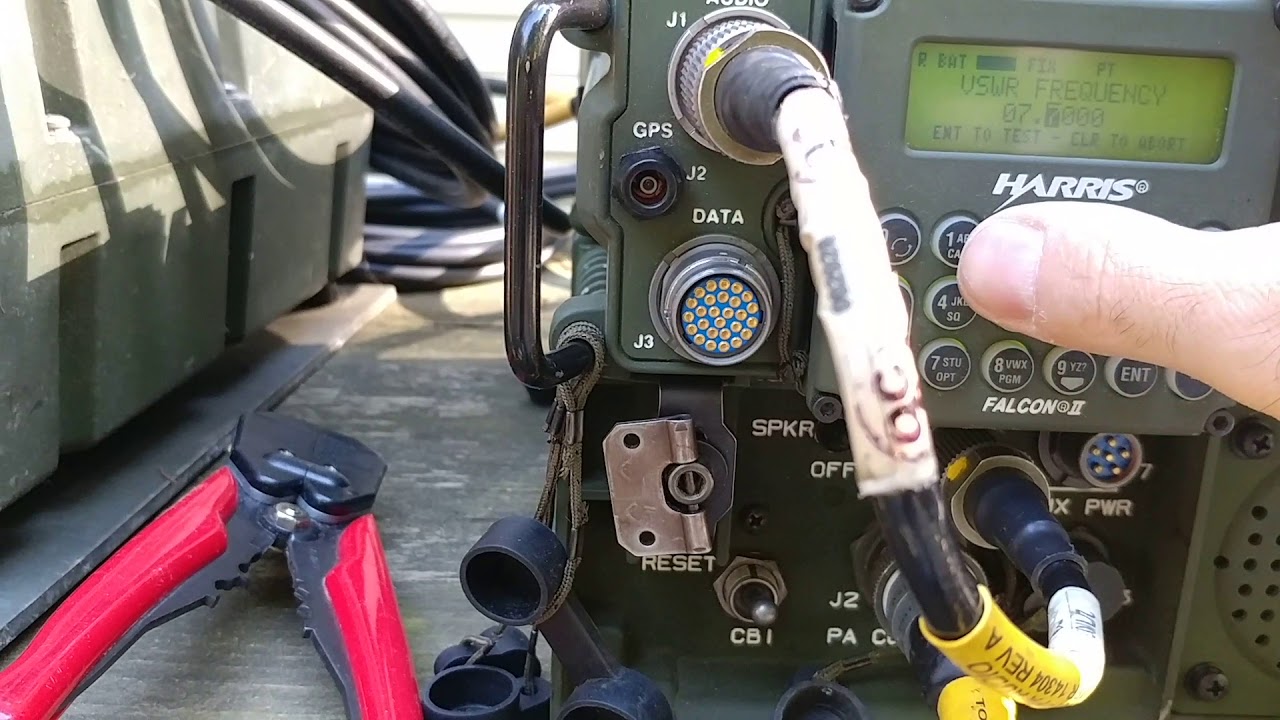 Harris RF-5800H-MP VSWR test - YouTube