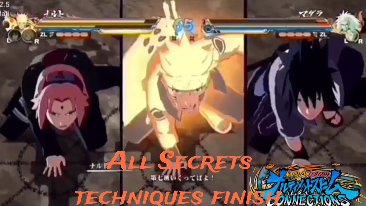 all Secrets techniques finish.. Naruto X Boruto Ultimate ninja storm ...
