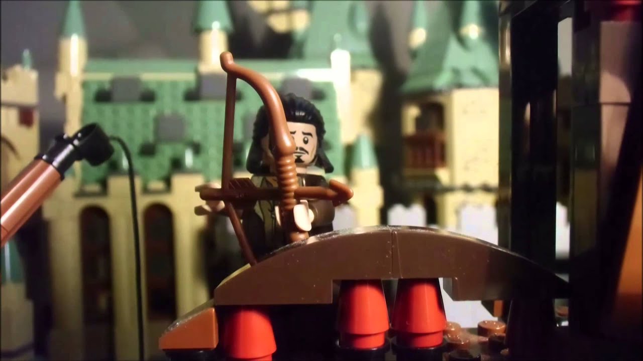 Lego Hobbit Stop Motion-Test: Kampfschwein und Bogenschütze (Bard the ...