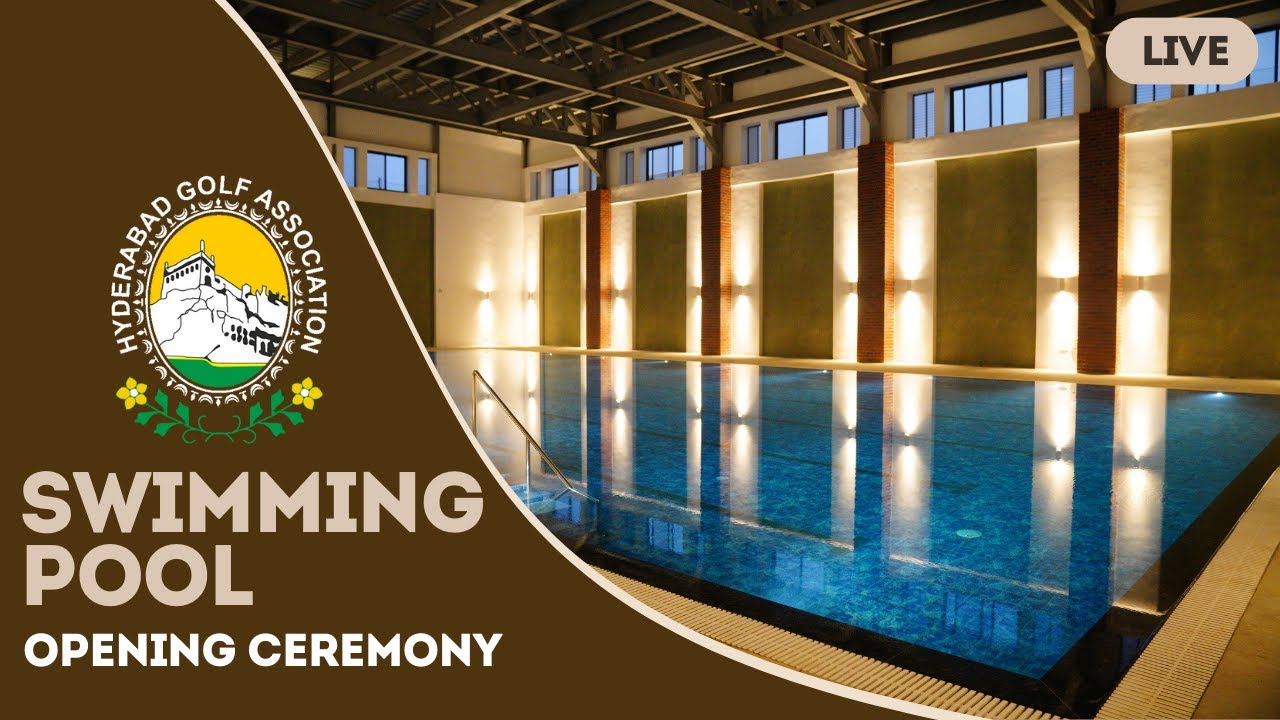 Live : Swimming Pool Opening Ceremony || Hyderabad Golf Association ...
