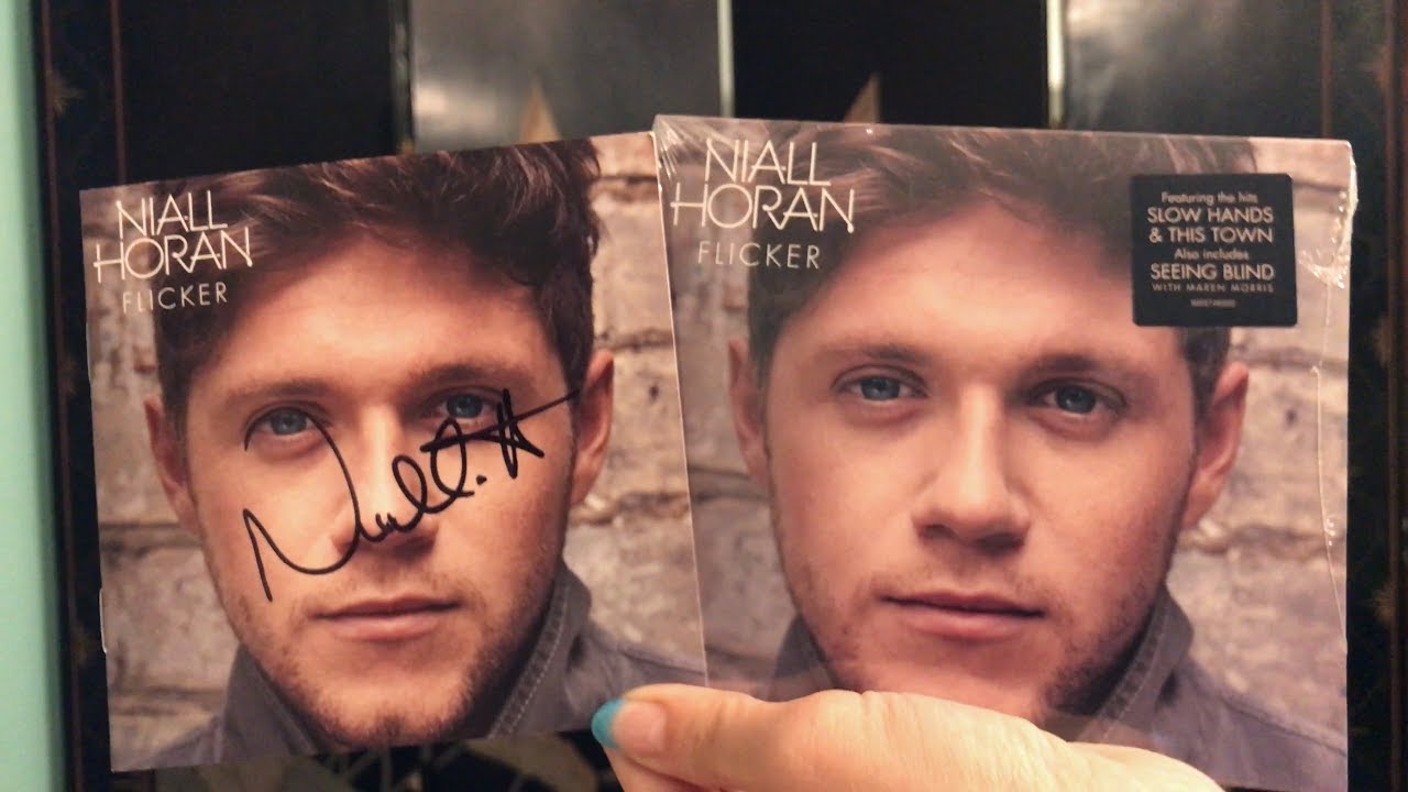 SIGNED NIALL HORAN FLICKER ALBUM! - YouTube