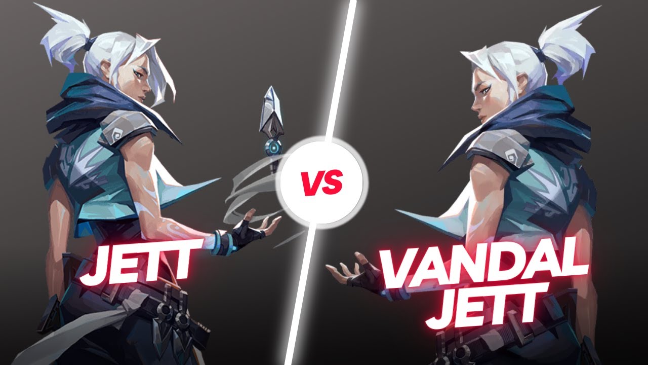 Ulti Jett VS Vandal Jet #viral #valorant #jett - YouTube