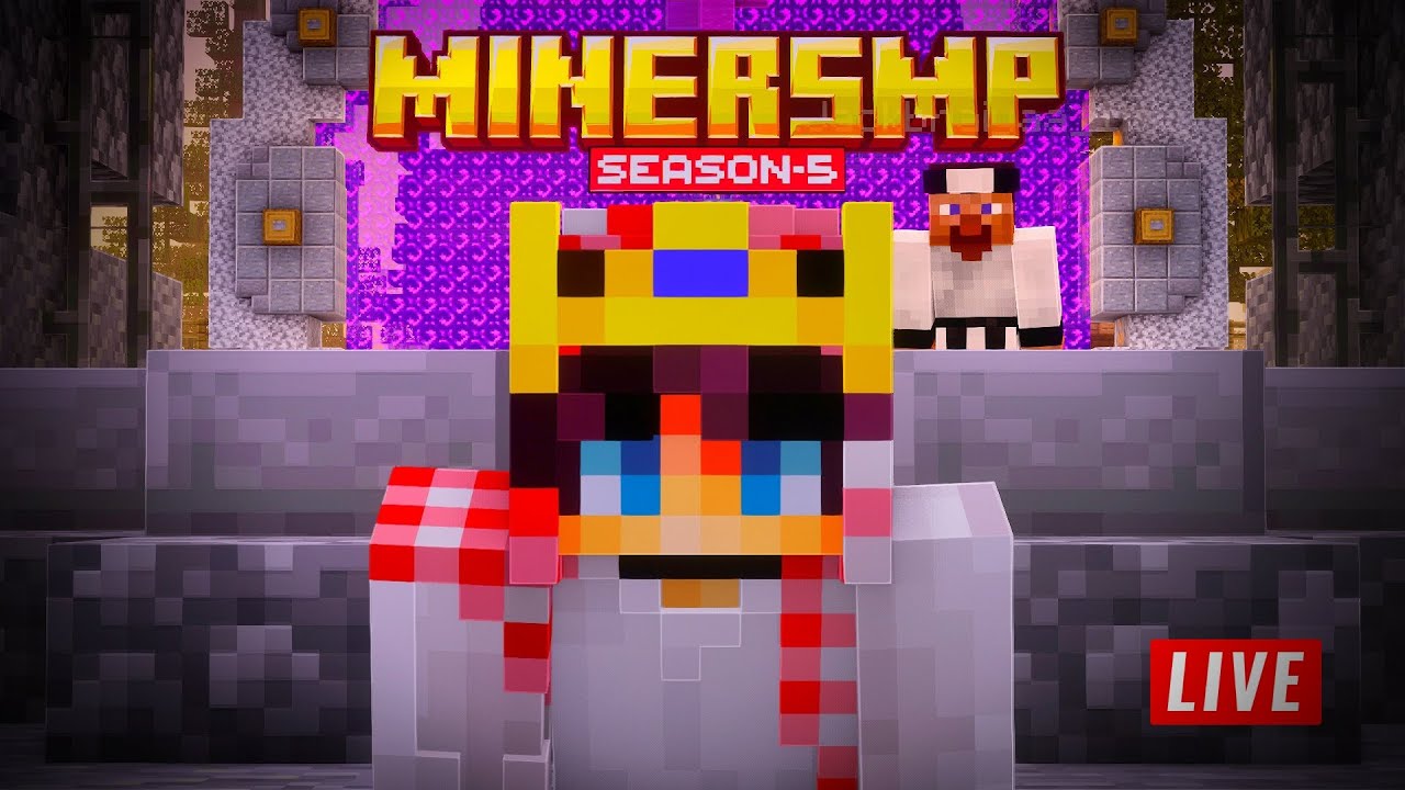 Minecraft LIVE : Miner SMP Server - YouTube
