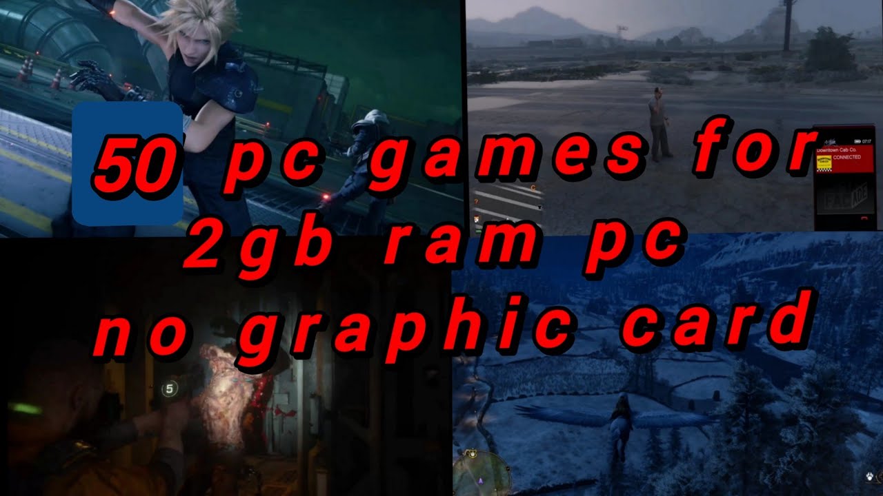 top 50 best pc games for low end PC without graphic card | best story ...