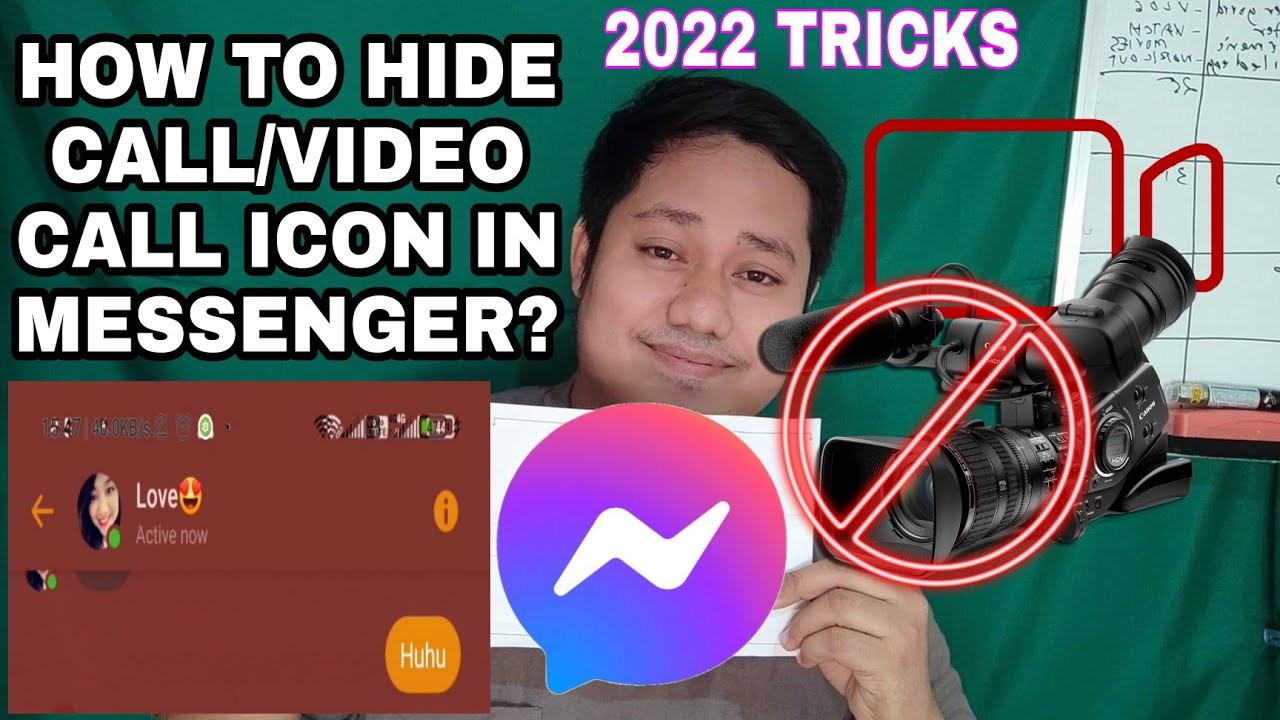HOW TO HIDE, REMOVE VIDEO CALL BUTTON ON FACEBOOK MESSENGER? PAANO ...