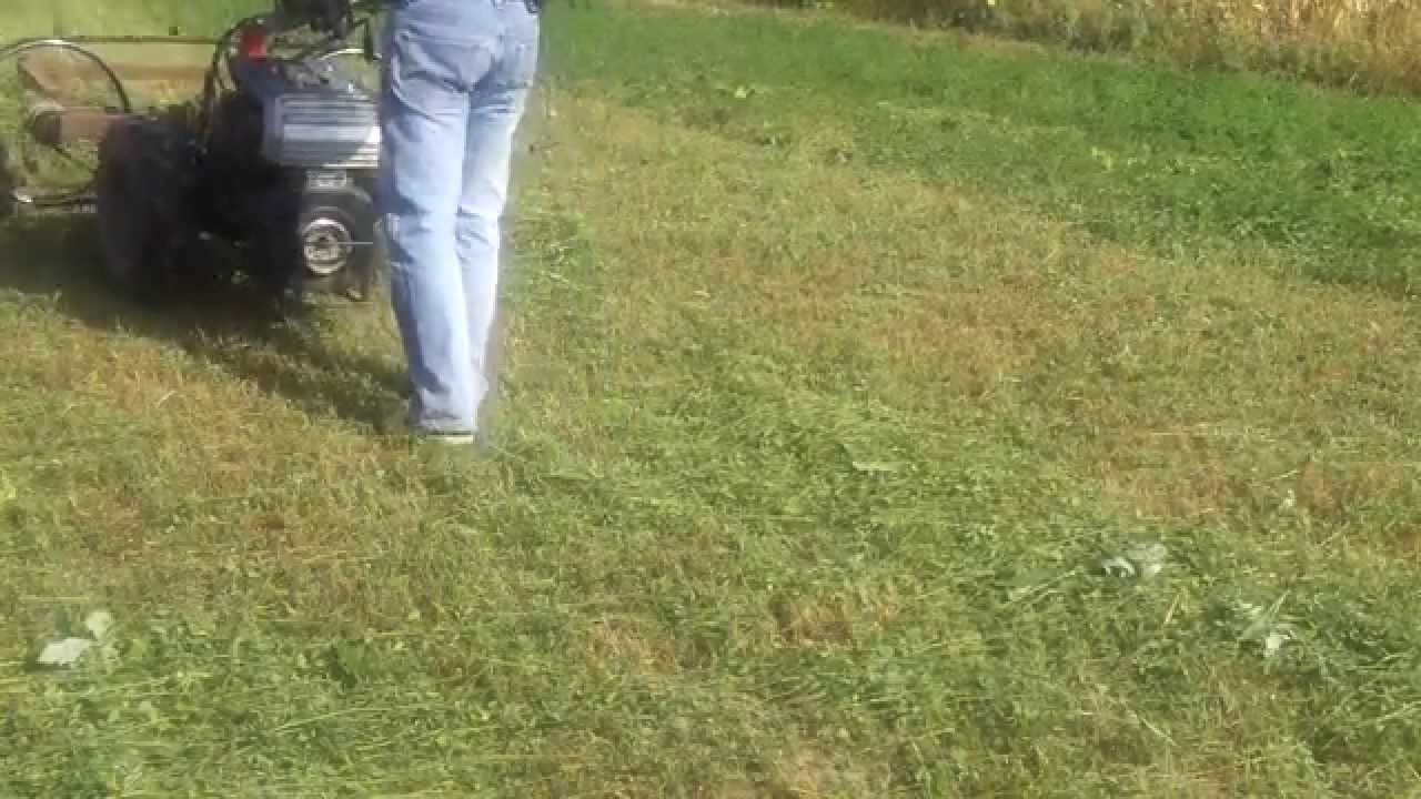 Grebla pe curele motocultor - home made - primul test! - YouTube