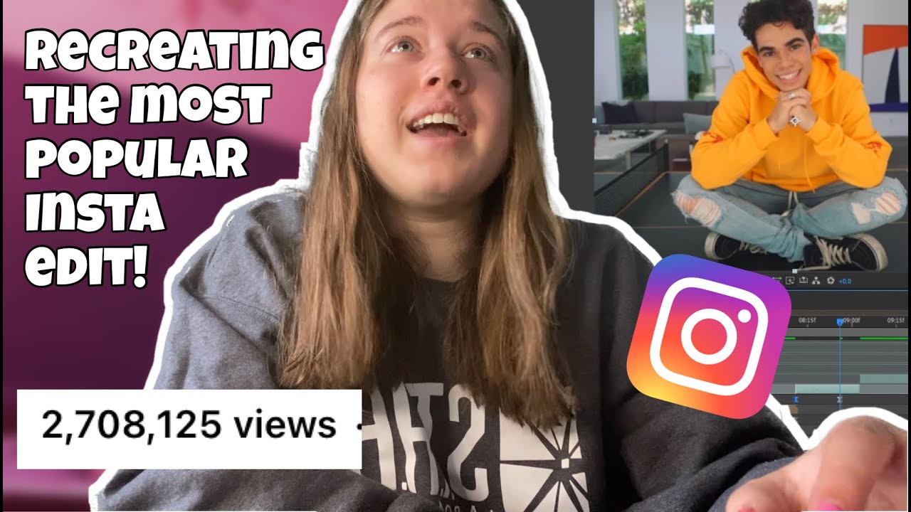 recreating the most popular instagram edit! *2 MIL VIEWS* - YouTube