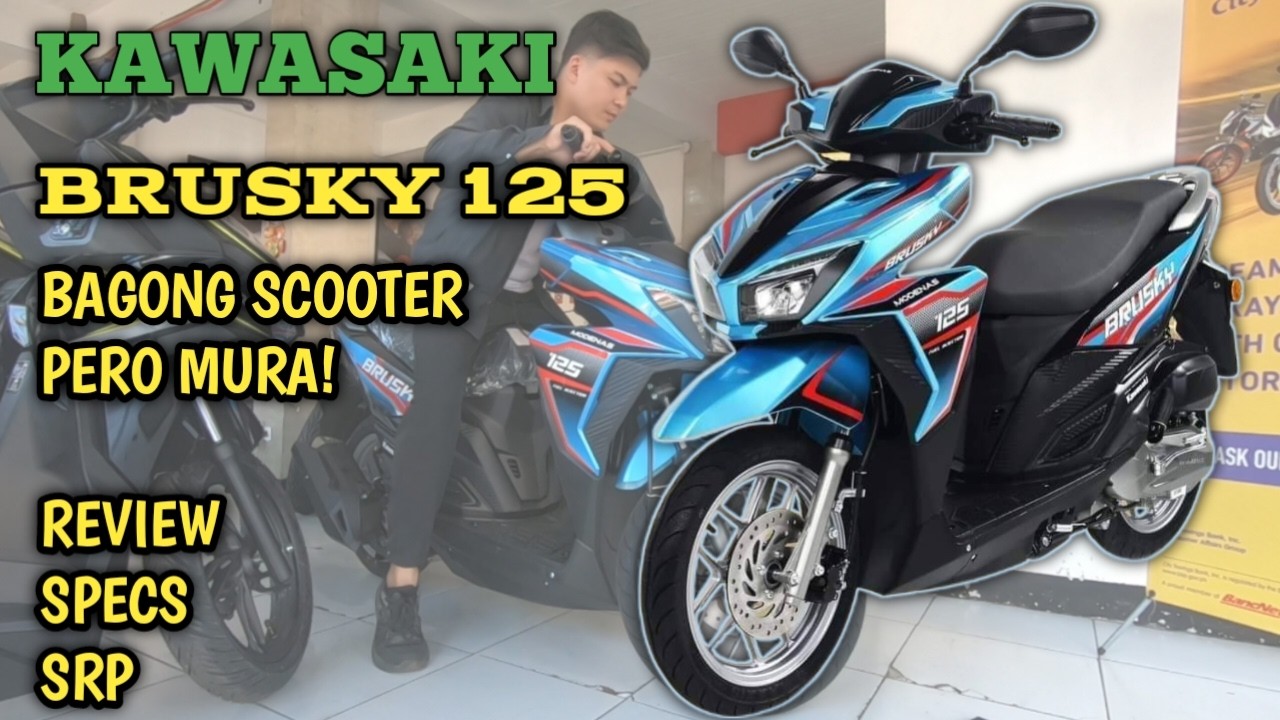 ALL NEW KAWASAKI BRUSKY 125 SPECS, REVIEW | PINAKABAGONG SCOOTER | DUDE YMARTV - YouTube