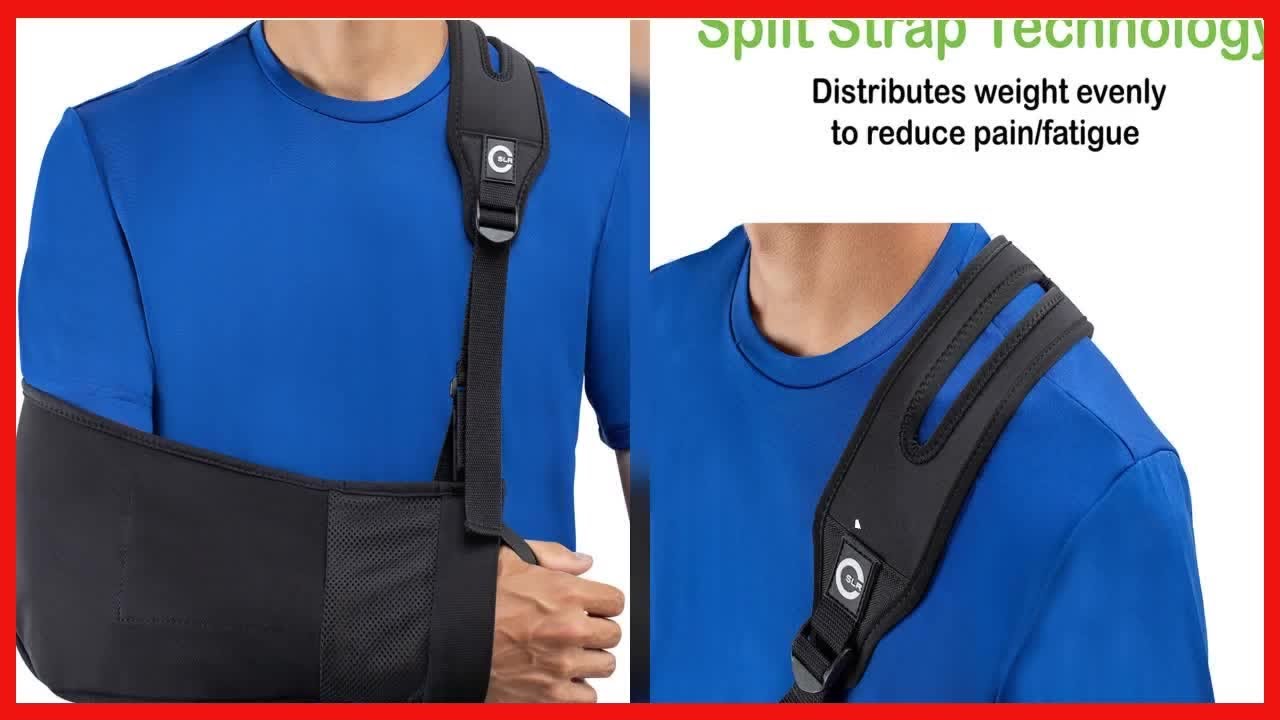 Medical Arm Sling with Split Strap Technology, Ergonomic Design by ...