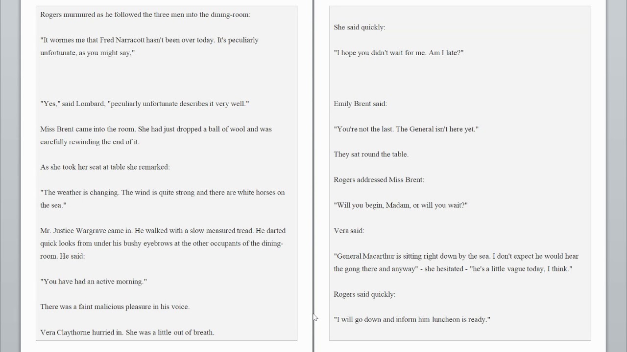 Chapter 9 And Then There Were None - YouTube