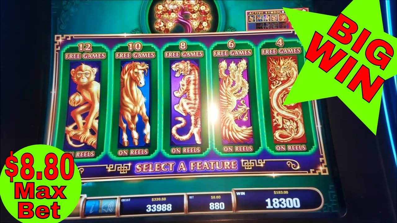 🌟BIG WIN🌟Tree of Wealth Slot Machine Bonus BIG WIN !! Jade Eternity ...