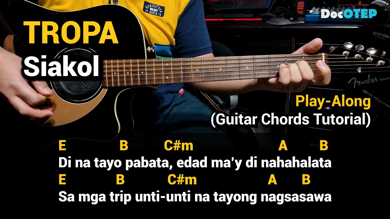 TROPA - Siakol (Guitar Chords Tutorial with Lyrics Play-Along) - YouTube