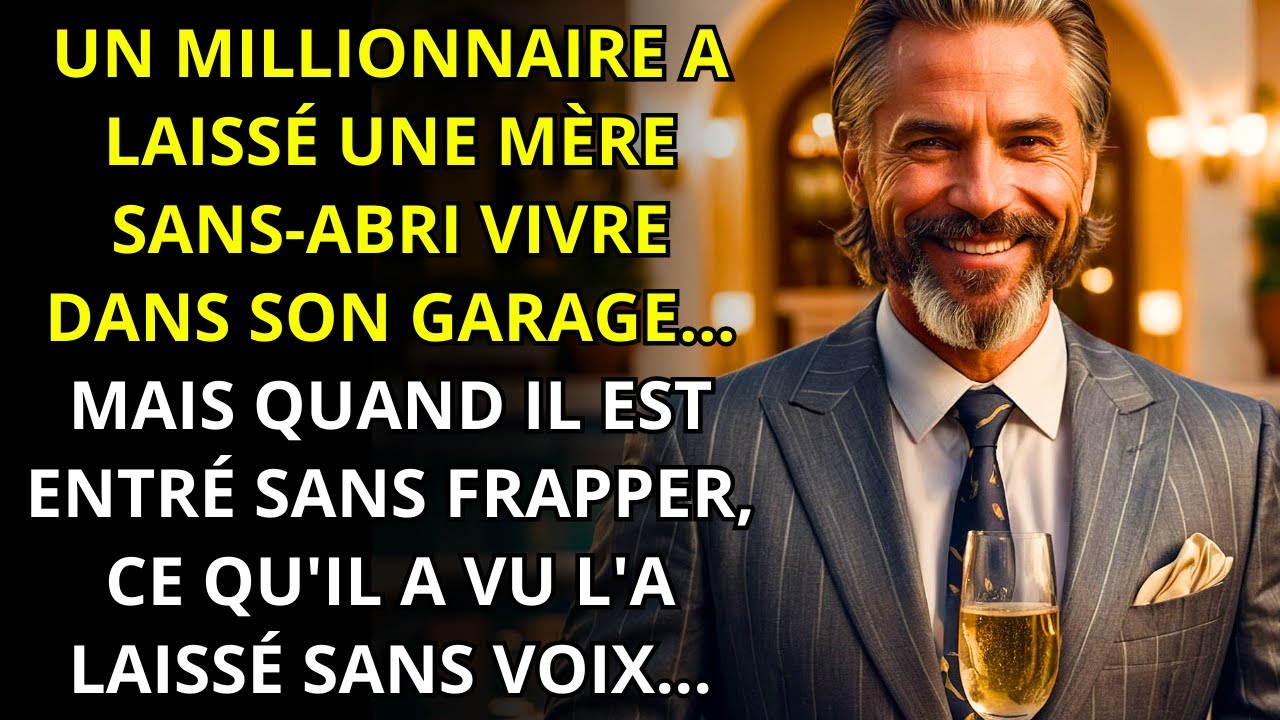UN MILLIONNAIRE OFFRE UN ABRI À UNE MÈRE SANS-ABRI, MAIS CE QU'IL ...