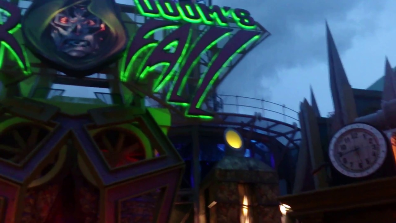 Doctor Doom's Fearfall at Universal Studios, Orlando, Florida - YouTube
