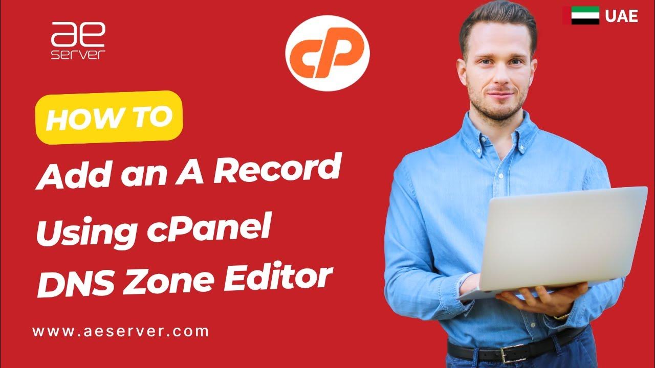 How to add A Record in cPanel using DNS Zone Editor with AEserver - YouTube