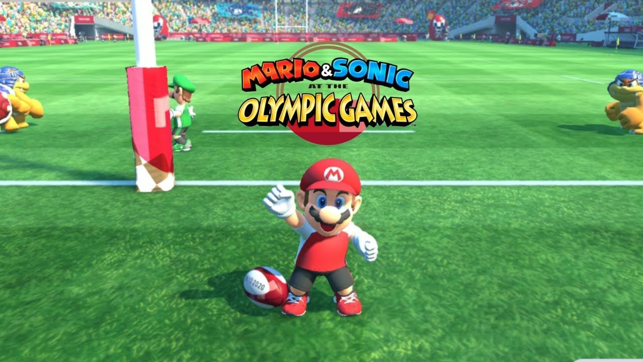 Mario & Sonic At The Olympic Games Tokyo 2020 Rugby Sevens Gameplay ...