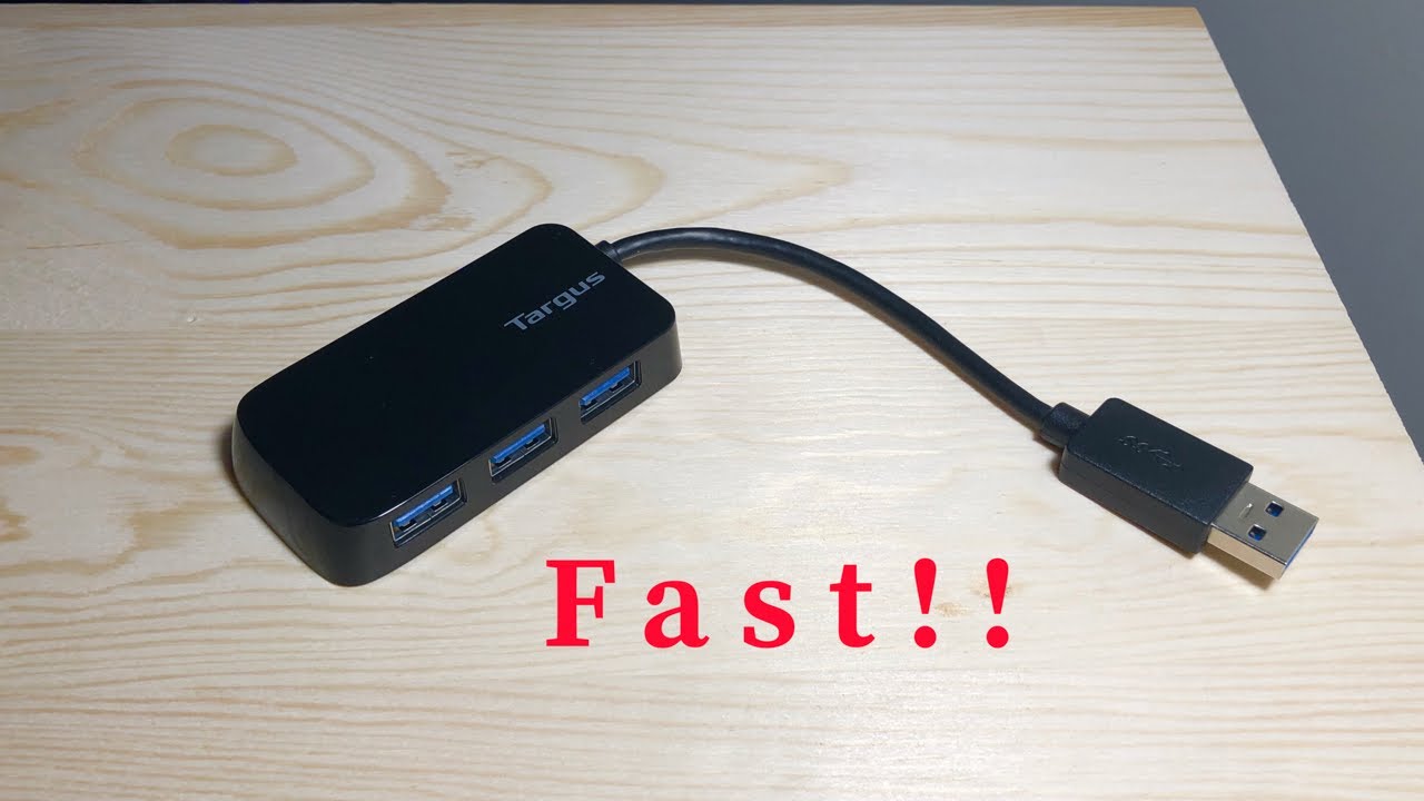 USB 3.0 HUB 5GBPS SPEED! Targus 4 port usb hub Review & Unboxing - YouTube