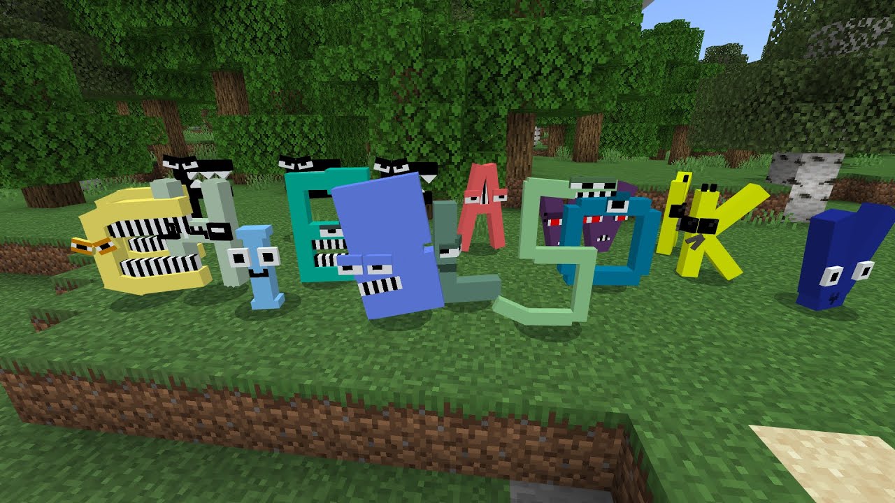 Alphabet Lore ADDON V1.5 in Minecraft PE 😨 - YouTube