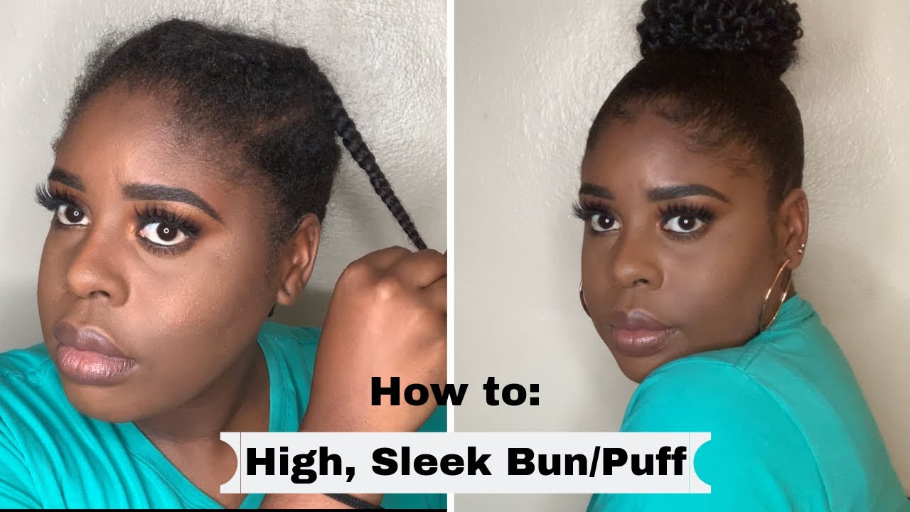 How to: Sleek High Bun - YouTube