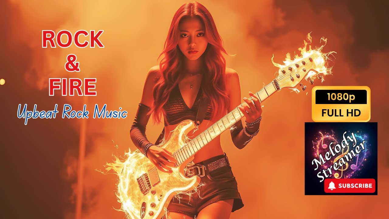 Upbeat Rock Workout & Gym Music. 🔊🎸💪 Adrenaline-Pumping Rock. Rock Hard-Train Harder #rockmusic ...