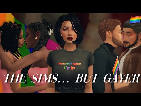 this Sims 4 PRIDE MOD is EXTREMELY gay || Lumpinou's LGBT+ mod (showcase)