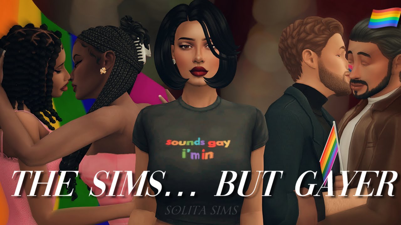 this Sims 4 Pride mod is EXTREMELY gay || Lumpinou's LGBT+ mod ...